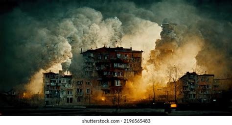 Building Explosion Background