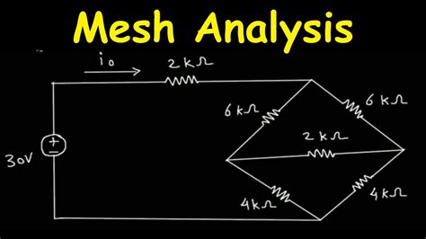 Mesh Analysis Problems 3 Loops Youtube