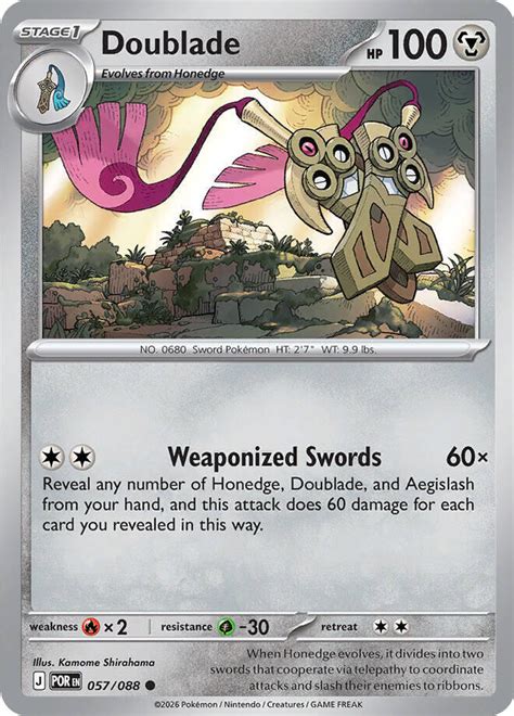 Doublade 057088 Me03 Perfect Order Pokemon