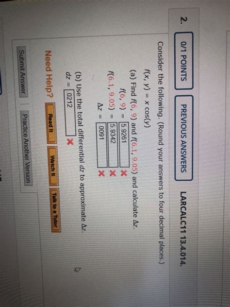 solved 0 1 points previous answers larcalc11 13 4 014