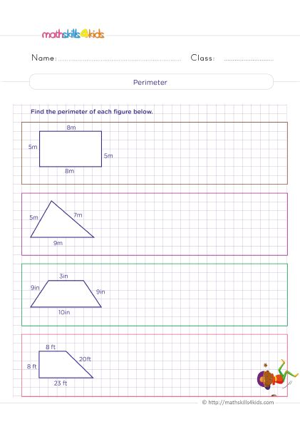 Free Math Worksheets Grade 5 Geometry