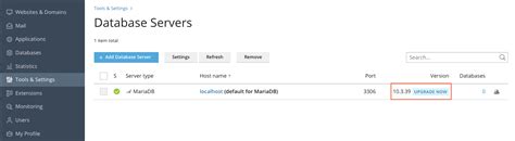 How To Upgrade MariaDB On Plesk For Linux Plesk