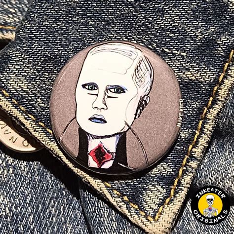 Female Cenobite Hellraiser Horror Pin Inkeater Originals