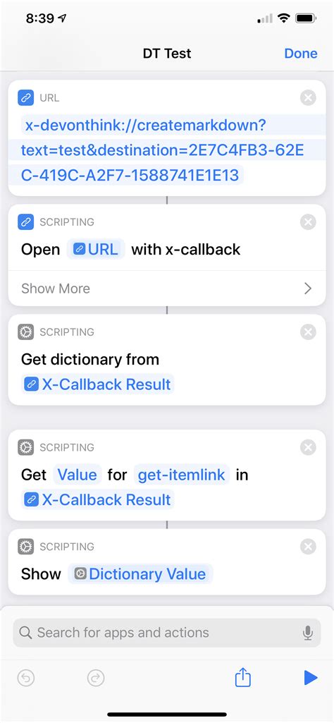 Getting Itemlink From X Callback Success Not Working DEVONthink To Go