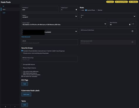 Rke2 Ec2 Multi Node Diferent Roles On Nodenodepool Provisioning Is