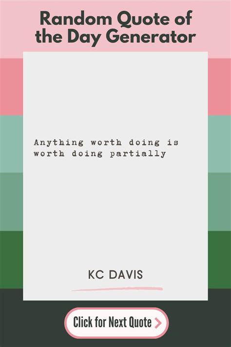 Free Random Quote Of The Day Generator — Minimize My Mess