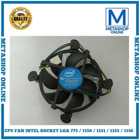 พัดลมโปรเซสเซอร์ Intel Socket Lga 775 1150 1151 1155 1156 พัดลม Cpu Shopee Thailand