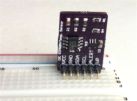I C EEPROM Plus Temperature Sensor Breakout Board Embedded Lab