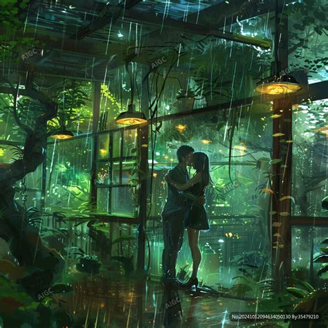 Ai创作图唯美浪漫插画 唯美浪漫情侣插画 森系主题场景 浪漫唯美插画 雨天插画 浪漫温馨插画 氛围感插画 爱情小说插画 场景插画植物少女 治愈系插画插图 森系插画 森系新风格场景 梦幻场景插画