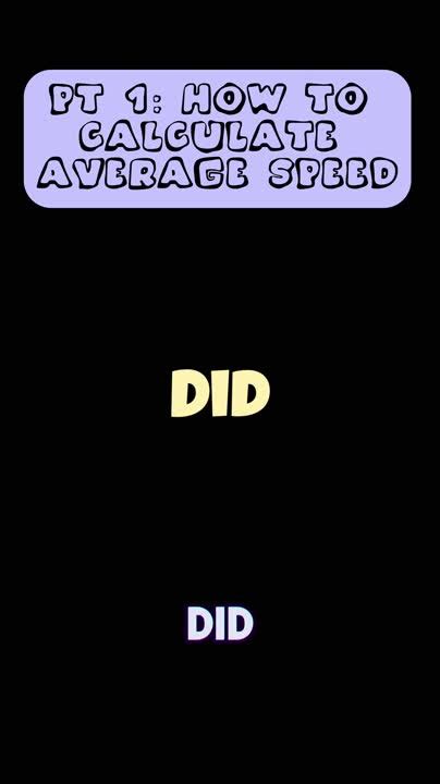 How To Calculate Speed Part 1 Steamspirations Posted On The Topic