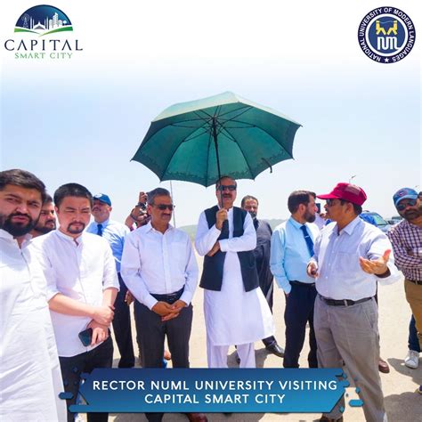 Capital Smart City Visit Of Rector Numl University Capital Smart City