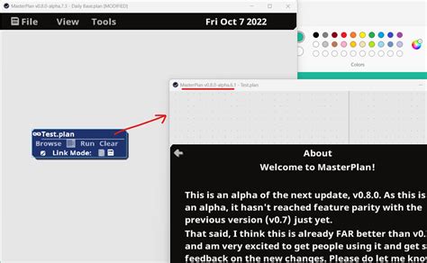 V080 Alpha73 Drag Dropping Plan File Unto Window Doesnt Open It