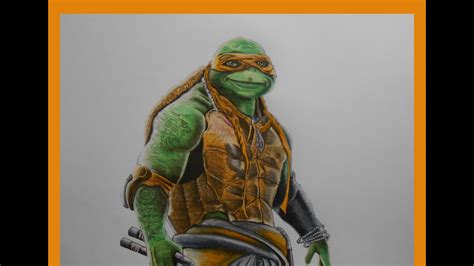 How To Draw Ninja Turtle Michelangelo