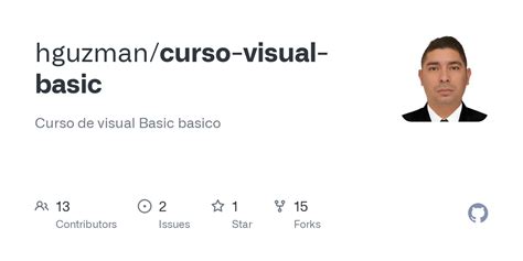 Github Hguzman Curso Visual Basic Curso De Visual Basic Basico