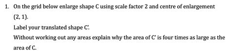 Edexcel Igcse Maths 复习笔记 541 Transformations Enlargement 翰林国际教育