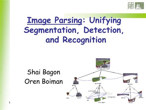 Ppt Image Parsing Unifying Segmentation Detection And Recognition