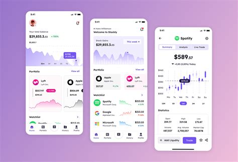 Stock Management Mobile App Ui Behance