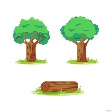 Tree Trunk Vector In Illustrator SVG EPS PNG Download Template Net