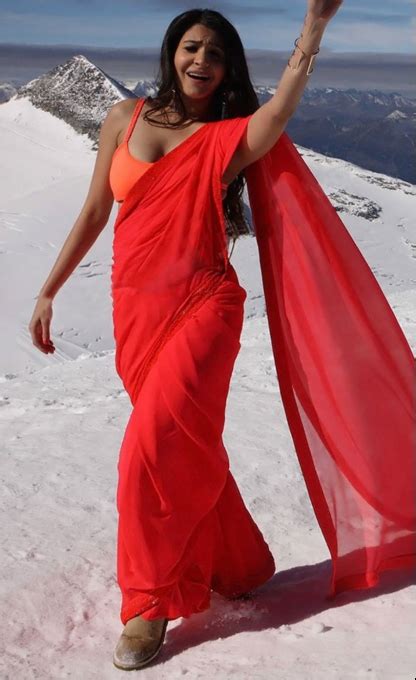 Anushka Sharma Saree Photos Images