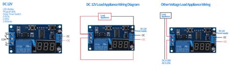 Dc 12v Infinite Cycle Delay Timing Timer Relay On Off Switch Loop