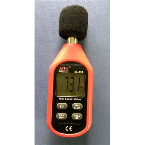 Purchase Online HTC SL 13A 30 130dB Mini Sound Meter In India At Low Price From DNA Technology