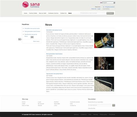 Column Container Settings
