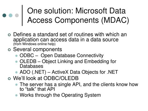 Ppt Adonet Architecture Powerpoint Presentation Free Download Id2925772