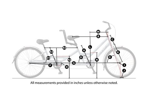 Brickell Tandem Cb Geometry Sun Bicycles