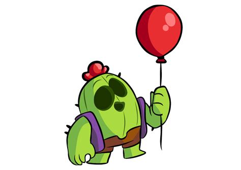 Spike Brawl Stars Free Vector Superawesomevectors