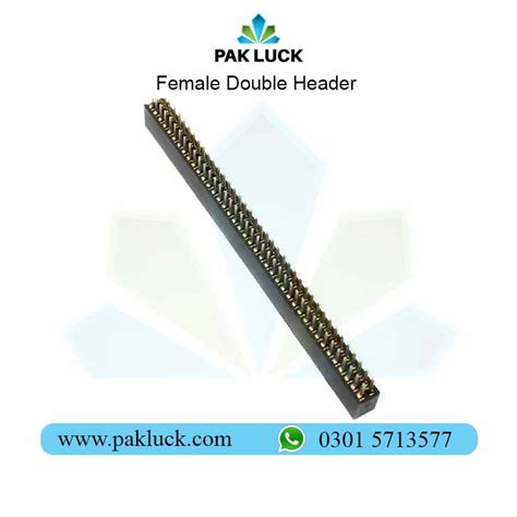 Female Double Header Price In Pakistan Female Header Pins Double