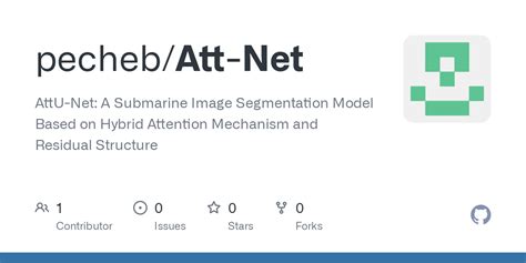 Github Pechebatt Net Attu Net A Submarine Image Segmentation Model Based On Hybrid