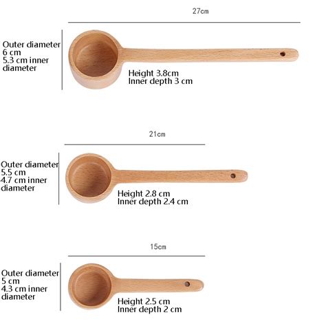 긴 손잡이 나무 숟가락 조미료 숟가락 디저트 커피 우유 차 숟가락 대형