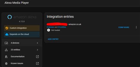 Alexa Integration No Loading Configuration Home Assistant Community