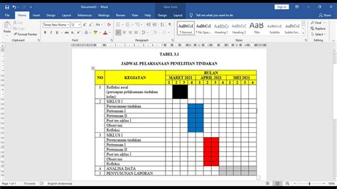 Cara Buat Bikin Tabel Di Word Tips And Solution