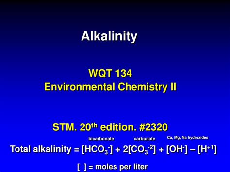 Ppt Basic Units Acidity And Alkalinity Measurements Powerpoint
