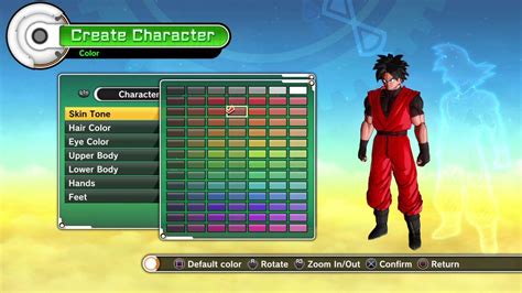 Dragon Ball Xenoverse Creation Of The Half Tuffle Saiyan Hybrid Youtube