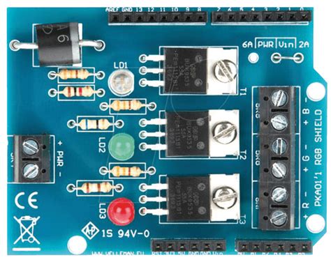 ARDUINO SHDB RGB Arduino RGB Shield Kit At Reichelt Elektronik