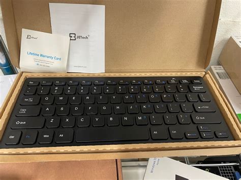 Black Windows 10 Jetech Wireless Keyboard