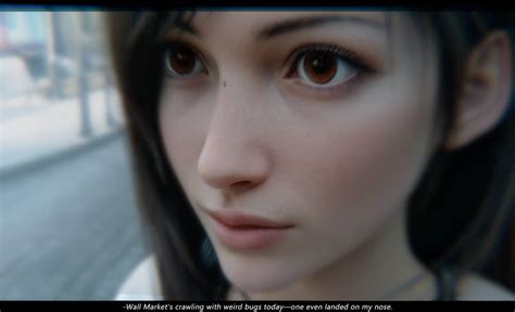 Ff7 Giantess Tifa Has A Bug On Her Nose By Krieginax On Deviantart