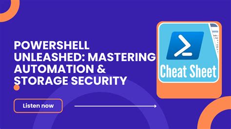 Powershell Unleashed Mastering Automation And Storage Security Tech Daily