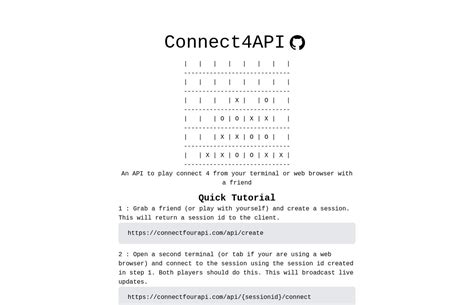 Connect4api Api Apislist