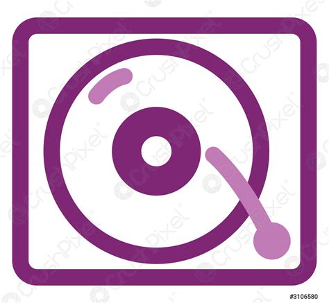 Old Record Player Phonograph Stock Vector Illustration