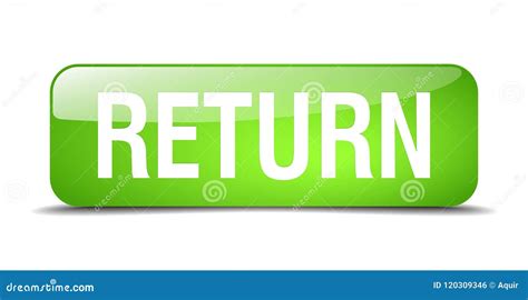 Return Button Stock Vector Illustration Of White Design 120309346