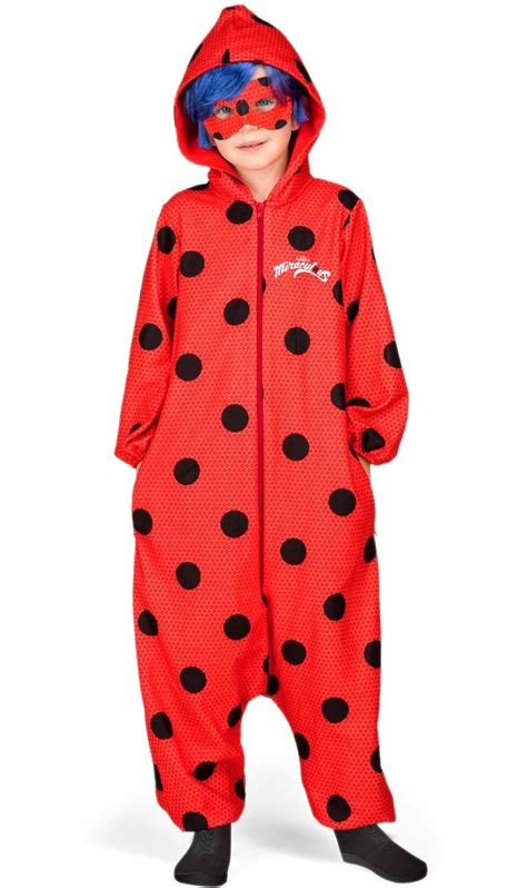 Disfraz De Ladybug Kigurumi Para Niño Y Niña Don Disfraz