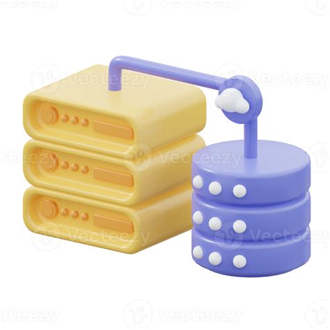 3d Database Illustration 21187482 Png