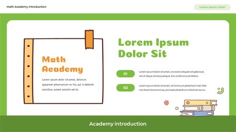 Math Academy Introduction Easy Presentation Template
