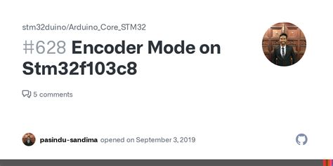 Encoder Mode On Stm32f103c8 · Issue 628 · Stm32duinoarduinocore