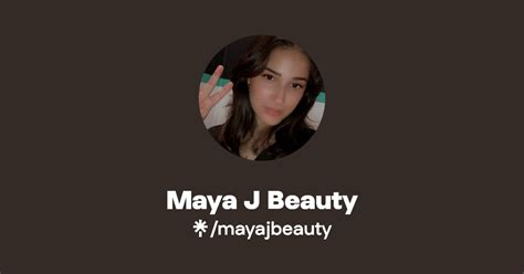 Maya J Beauty Instagram Tiktok Linktree