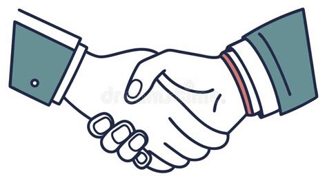 Firm Handshake Trust And Partnership Icon Vector Design Generative Ai Stock Vector