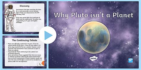 Why Is Pluto Not A Planet Teacher Made Twinkl